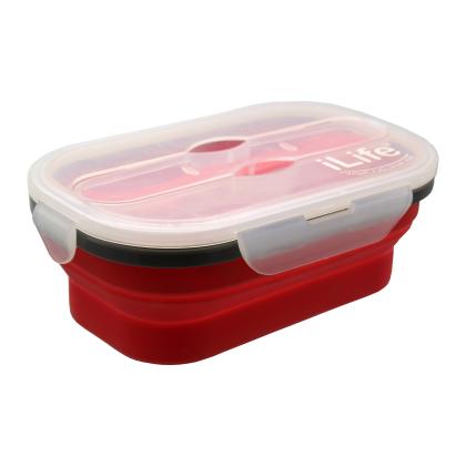 iLife Expandable & Collapsible Lunch Box 1 Compartment BPA Free ...
