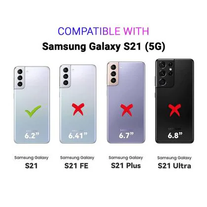 LIRAMARK Silicone Soft Back Cover Case for Samsung Galaxy S21 (Silicone ...