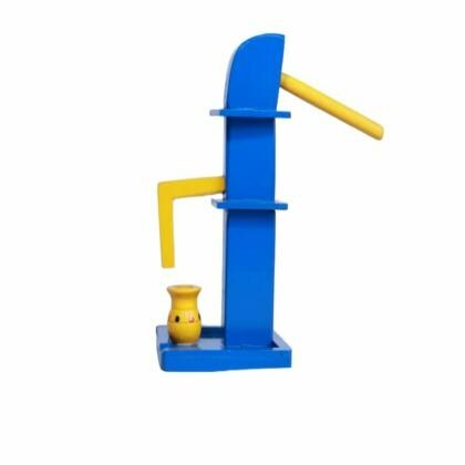 Smartcraft Wooden Hand Pump Toy / Showpiece for Table Decor Decorative ...
