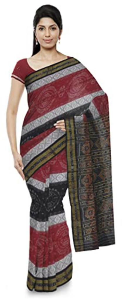 Odisha Handloom Sambalpuri Women Silk Handloom Saree - JioMart