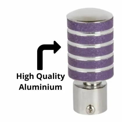 ZYREX Decorative Stainless Steel Curtain Bracket with Support 1 Inch ...