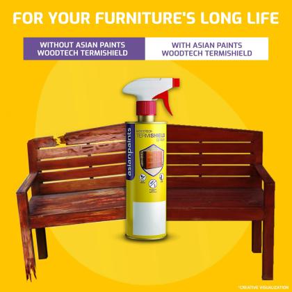 Asian Paints Clear Termite Killer Trigger Spray Paint - 500 ml - JioMart