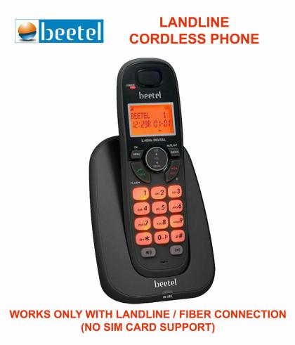 X70 BLACK CORDLESS LANDLINE/FIBER PHONE - JioMart