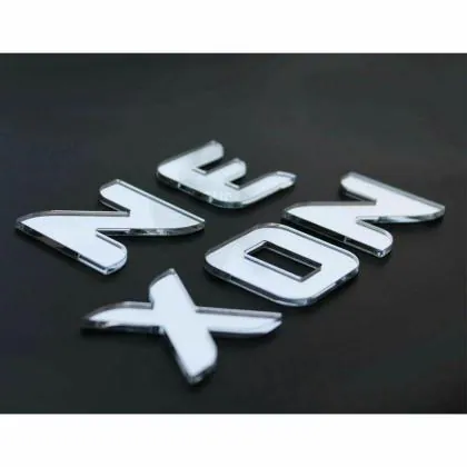 Carmetics Plastic 3D Car Emblem Sticker For Nexon - JioMart