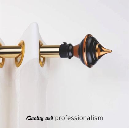 GLOXY Stainless Steel Curtain Brackets Parda Holders with Support ...