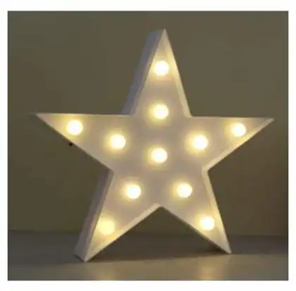 Urban Sajavaat LED Marquee Large Plastic Star Shaped Light - 3 x 27 x ...
