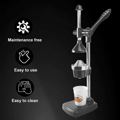Pringle Hand Press Juicer Machine Fresh And Hygienic Juice, Black - JioMart