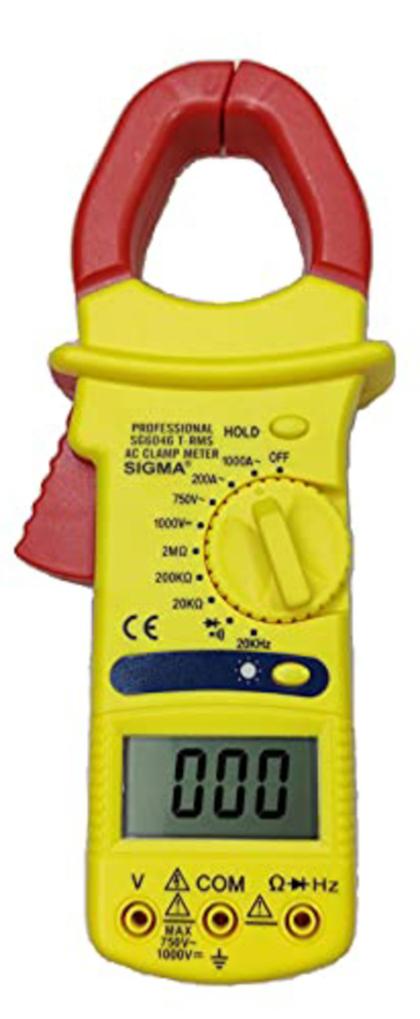 Sigma Digital AC Clamp Meter SIGMA 6046 TRMS, 1000 Amp AC - With ...