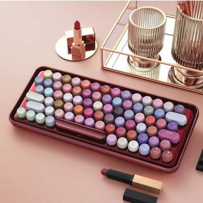 RAPOO Ralemo Pre 5 Multi-Mode Wireless Mechanical Keyboard(Deep Red ...