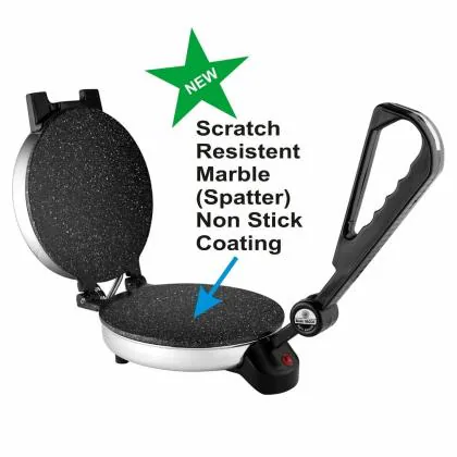 BAJAJ VACCO, New Go-Ezzee MC-02, 900W, Chapati/Roti/Khakhra Maker ...