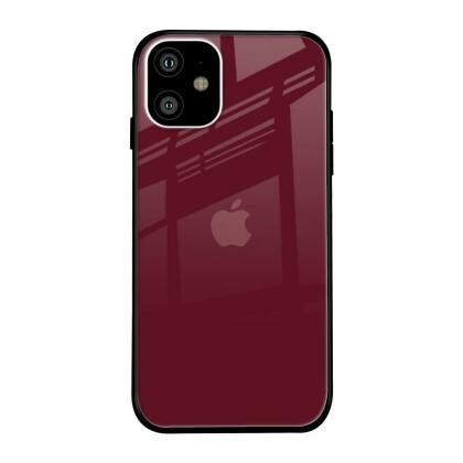 Qrioh Classic Burgundy Glass Case for Apple iPhone 11 - JioMart