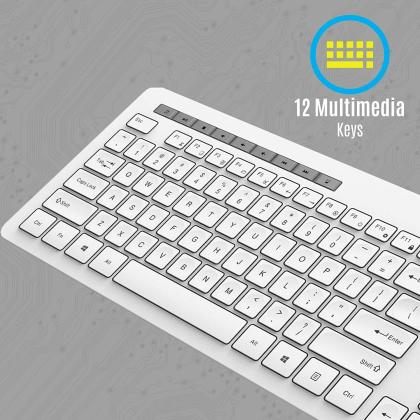 Zebronics Zeb-Companion 500 2.4GHz Wireless Keyboard & Mouse Combo ...