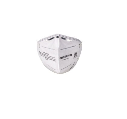 3M 9004 IN (White) Dust / Mist Respirator with ISI Mark (Pack Of 50 ...