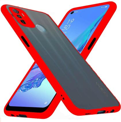 Buddhu Red Rubber, Plastic And Fiber Back Cover For Oppo A53, Oppo A33 ...