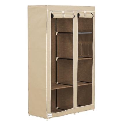 Fabura Double Door Collapsible Wardrobe With Hanging Compartment in ...