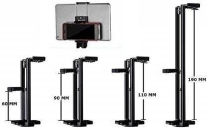 Oxza Black Plastic Stand Bracket Phone Tablet Holder (Pack Of 2) - JioMart