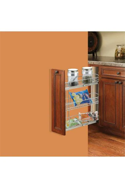 Smartslide 3 Tier Stainless Steel Bottle Pull Out Basket for ...