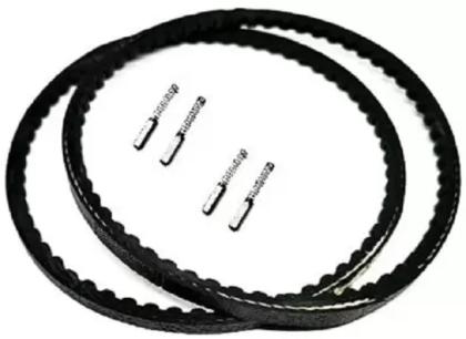 ZENITH Motor Belt 375mm and Carbon Black, 2 Belt and Carbon 4 pc for SV ...