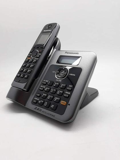 Panasonic Single Line KX-TG3811SXM 2.4 GHz Digital Cordless Telephone ...
