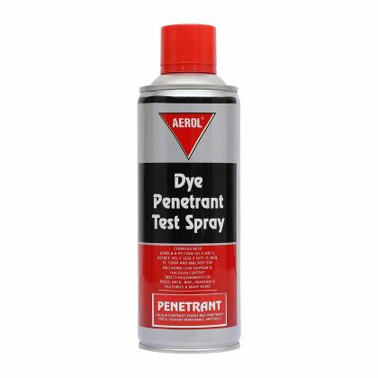 Aerol Dye Penetrant Test Spray (Visible Red, Solvent Removable) for ...