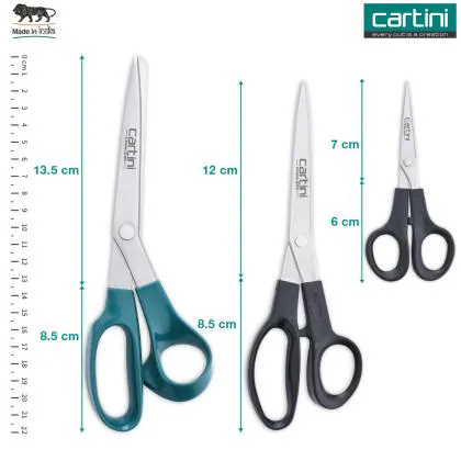 Godrej Cartini Stainless Steel Multipurpose Scissors (Set of 3 pcs ...