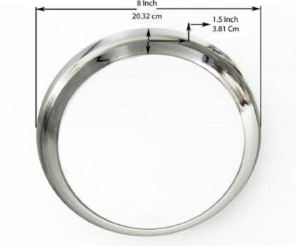 Anny Kitchenware Stainless Steel Full Plates, Pack Of 6 (Pattern ...