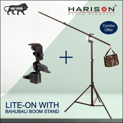 Harison Bahubali Boom Stand Lite on Kit for Studio Light Table Top ...
