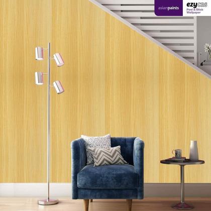 Asian Paints EzyCR8 Sandcastle Yellow Wooden Texture Self Adhesive ...