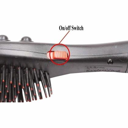 FRESYQUE Battery Operated Magnetic Vibra Plus Head Massager Hairbrush ...