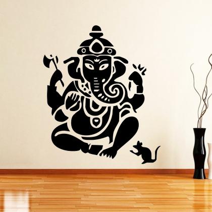 Decor Villa Wall Sticker ( Shri Ganesha ,Surface Covering Area 20 x 24 ...