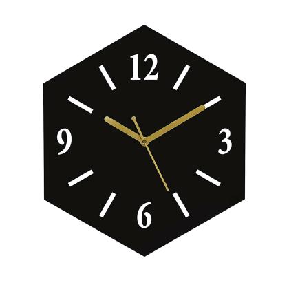 PROCLOCK Acrylic Hexagonal Analog Designer Wall Clock For Living Room ...