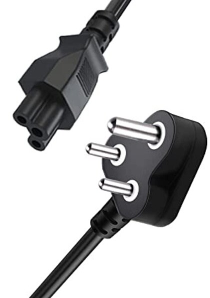 CABONIX 3 Pin Laptop Power Cable Cord 1.5 Meter - (Black) - JioMart