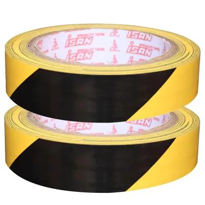 ISAN Zebra Floor Marking Tape Yellow Black Colour 24mm (1" Approx ...
