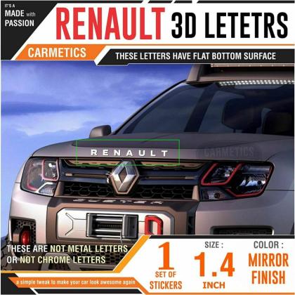 Carmetics Plastic 3D Letters Stickers Logo Emblem Bonnet Stickers ...