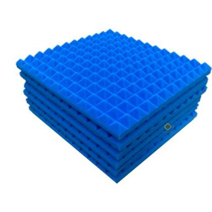 YGM Acoustic Foams Blue Pyramid Soundproofing Studio Acoustic Foam 1X1 ...