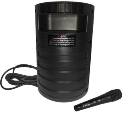 Techel Black Bluetooth Speaker With Led Light - JioMart