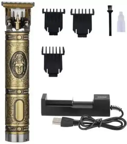 Rechargeable Men Cordless Hair Clipper Fully Waterproof Buddha Trimmer ...
