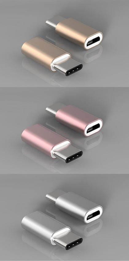 EZ-TECH Type C-01 Metal Adaptor Charging Connector from Micro PIN EZ279 ...
