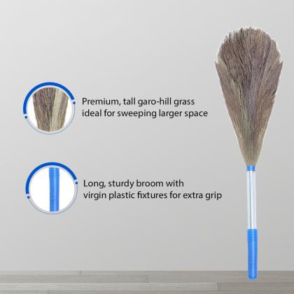 Monkey 555 International Steel Gold Broom - JioMart