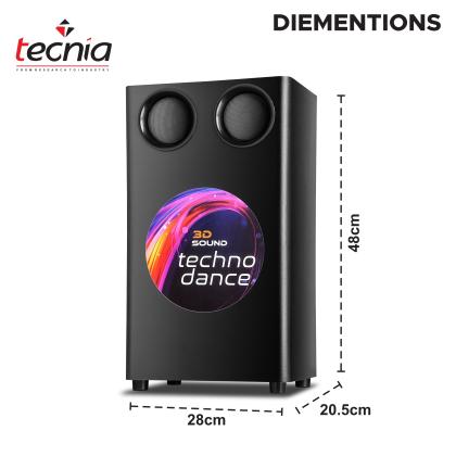 Tecnia Atom Tecno Dance Karaoke Party Tower Speaker - JioMart