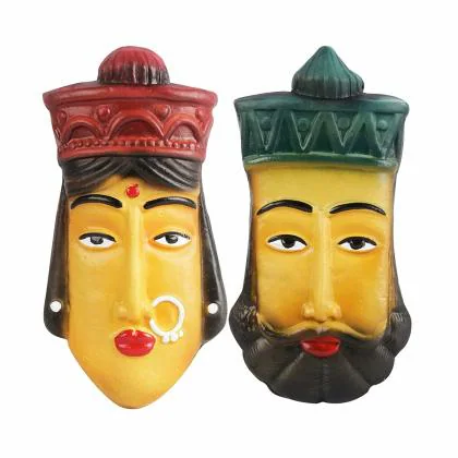 Kraftlik Handicrafts Human Face Handmade Terracotta Earthen Clay Human ...