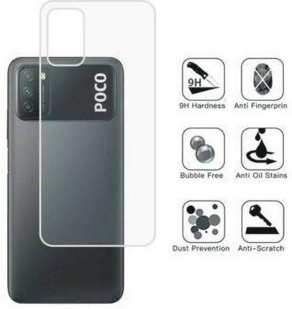 Ragro Transparent Screen Guard For Xiaomi Poco M3 - JioMart