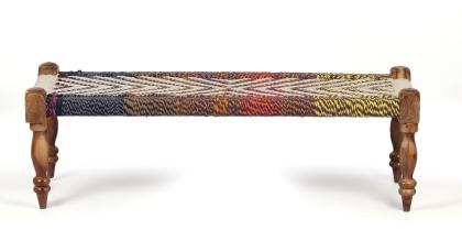 Ikiriya Hamilton Sheesham Wood 2 Seater Maachi Bench| Patio Bench in ...