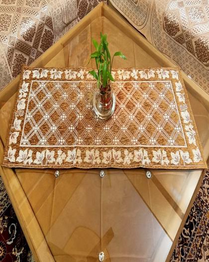 Romiz Cotton Fabric Beige Color Center Table Runner(Romiz-TableRunner ...