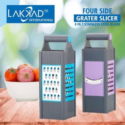 Lakkad International Plastic Four Side Grater Slicer - JioMart