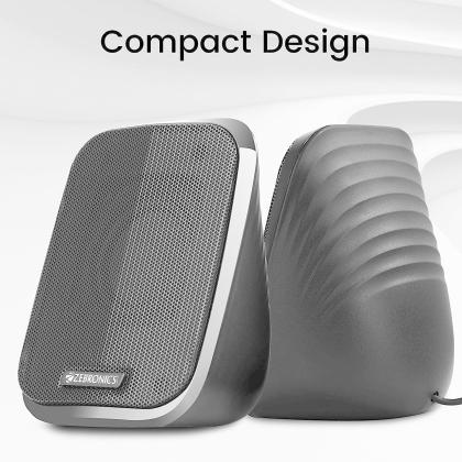 ZEBRONICS Zeb-Fame 5watts 2.0 Multi Media Speakers with AUX, USB and ...