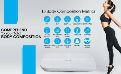 Actofit Body Fat Analyser Smart Scale with Complete Digital Prime Body ...