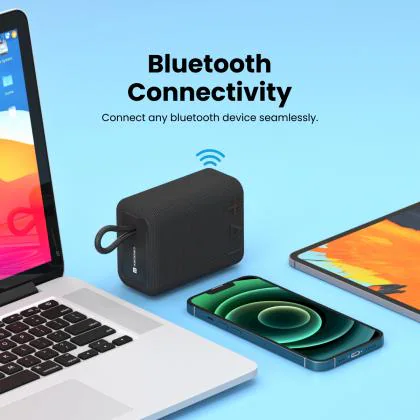 Portronics Breeze 4: 5W Portable Bluetooth Speaker , Black (POR 1585 ...