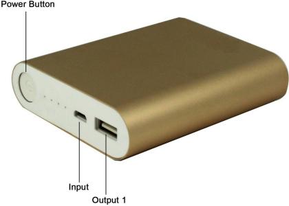 ORENICS 10400 mAh Gold Power Bank (Lithium-ion Battery) - JioMart