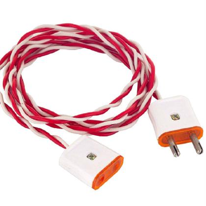 Hi-Plasst Multipurpose Use 2-Pin Flexible Male Female Socket,Flat Wire ...